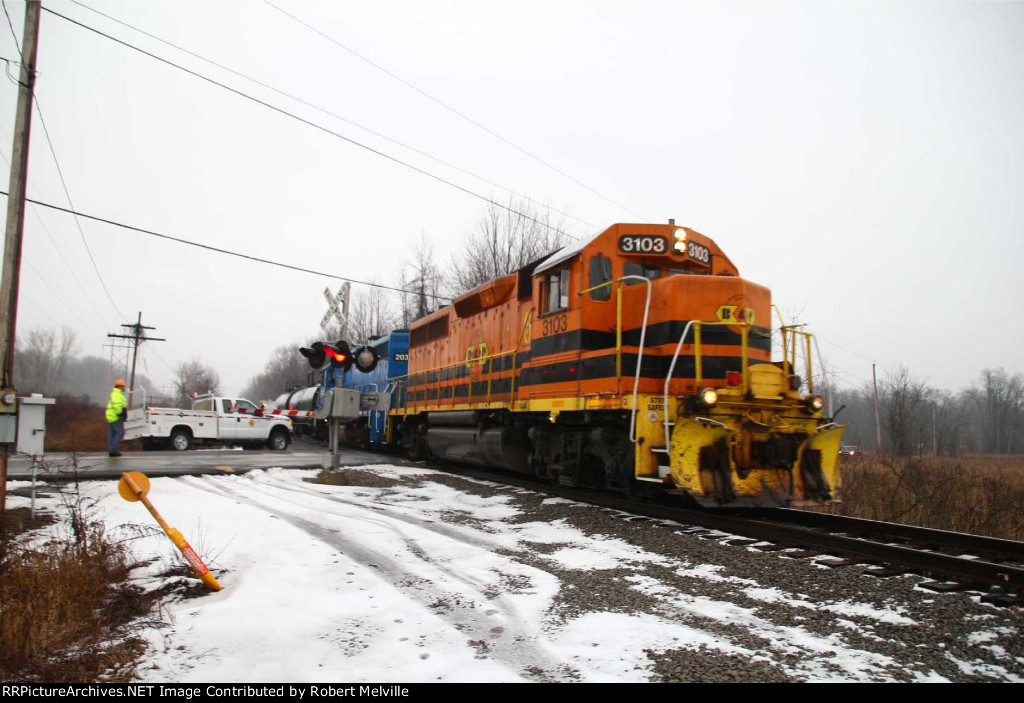 BPRR 3103 creeps over Brook Rd